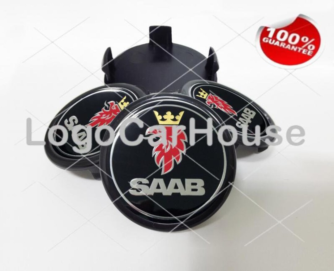 Wheels Center Caps Vintage Classic Caps 4pcs Fit SAAB 4 Black - Etsy