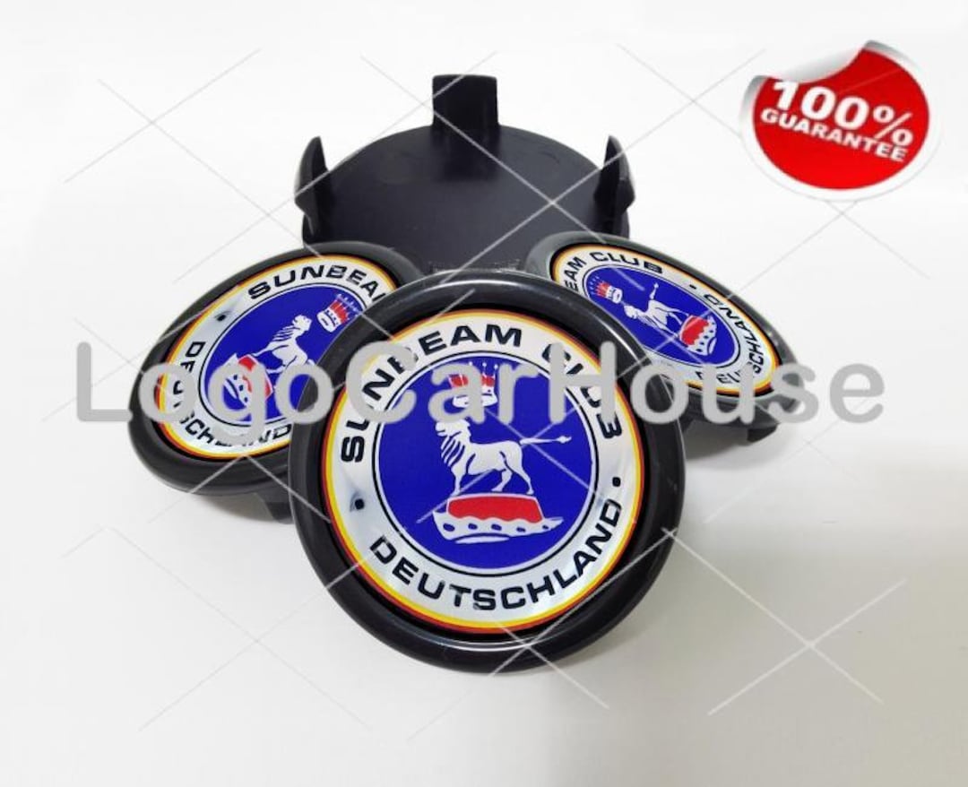Wheels Center Caps Vintage Classic Caps 4pcs Fit Vintage SUNBEAM ...
