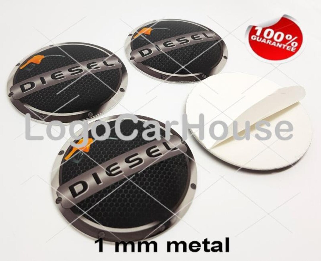 Metal Stickers - Car Wheel Center Cap Stickers - Set of 4 - DIESEL - Etsy