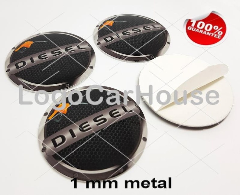 Metal Stickers - Car Wheel Center Cap Stickers - Set of 4 - DIESEL - Etsy