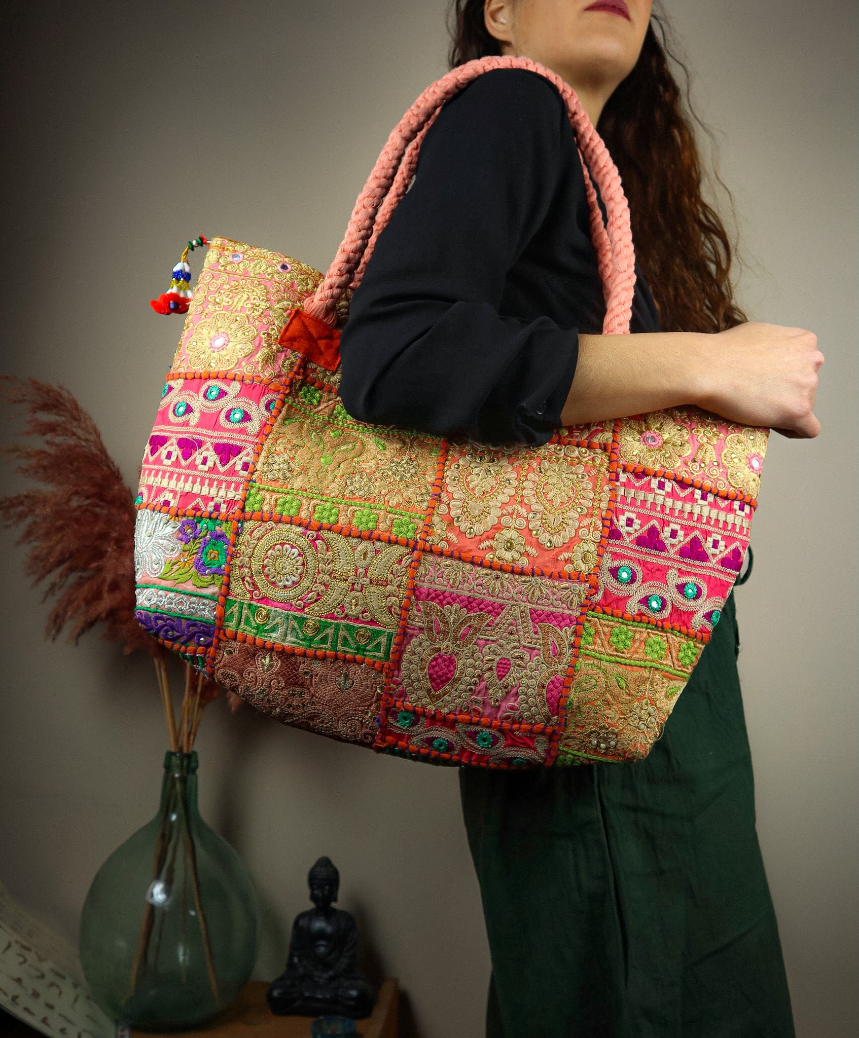 Mehndi Bags KAVERI, Mehndi Bag, Indian Bag, Indian Crossbody Bag ...