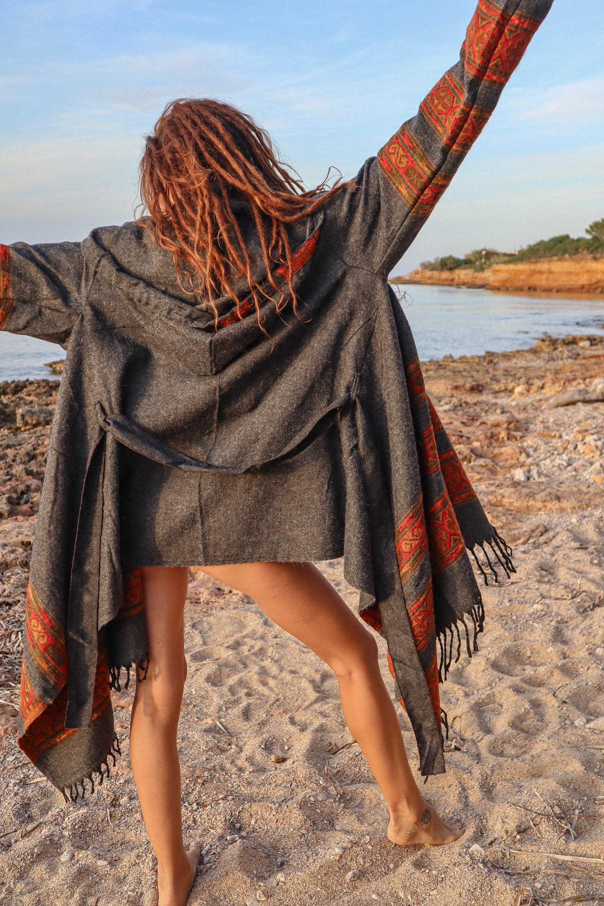 Pashmina Abha, Cashmere Coat, Cashmere Jacket, Casual Jacket, Anubeeart ...