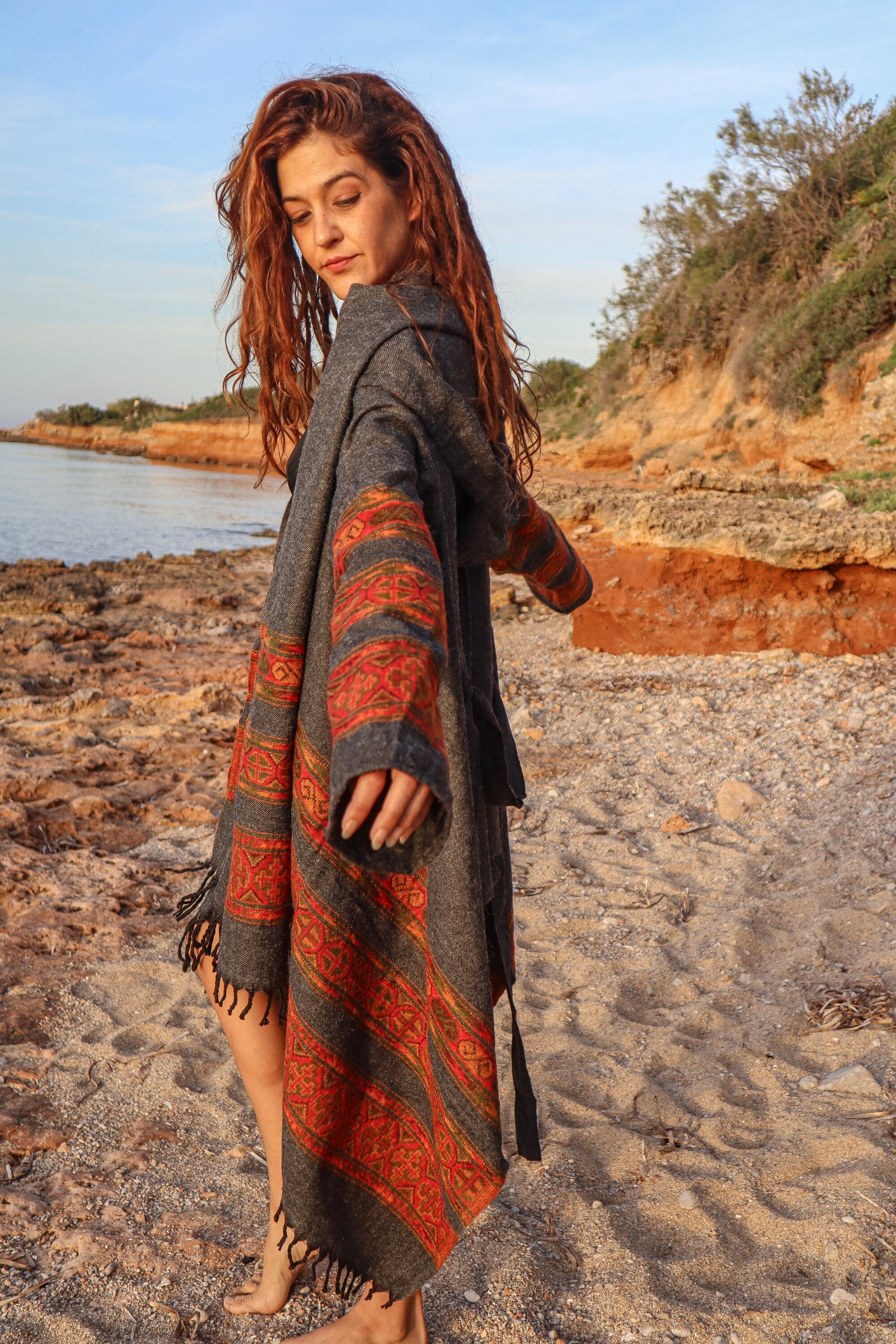 Pashmina Abha, Cashmere Coat, Cashmere Jacket, Casual Jacket, Anubeeart ...