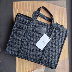 Modèle de sac en raphia, Modèle de sac au crochet en raphia, Tutoriels ...