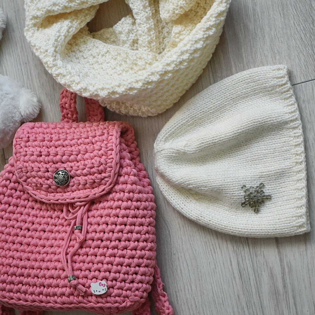 Crochet Pattern T-shirt Yarn Backpack. - Etsy