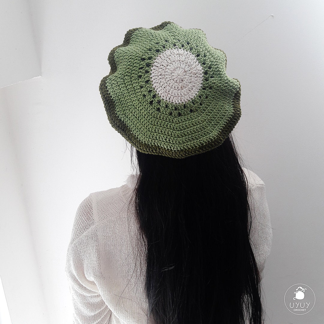 Crochet Hat PATTERN / Crochet Beret Hat Pattern / Summer Crochet Hat ...