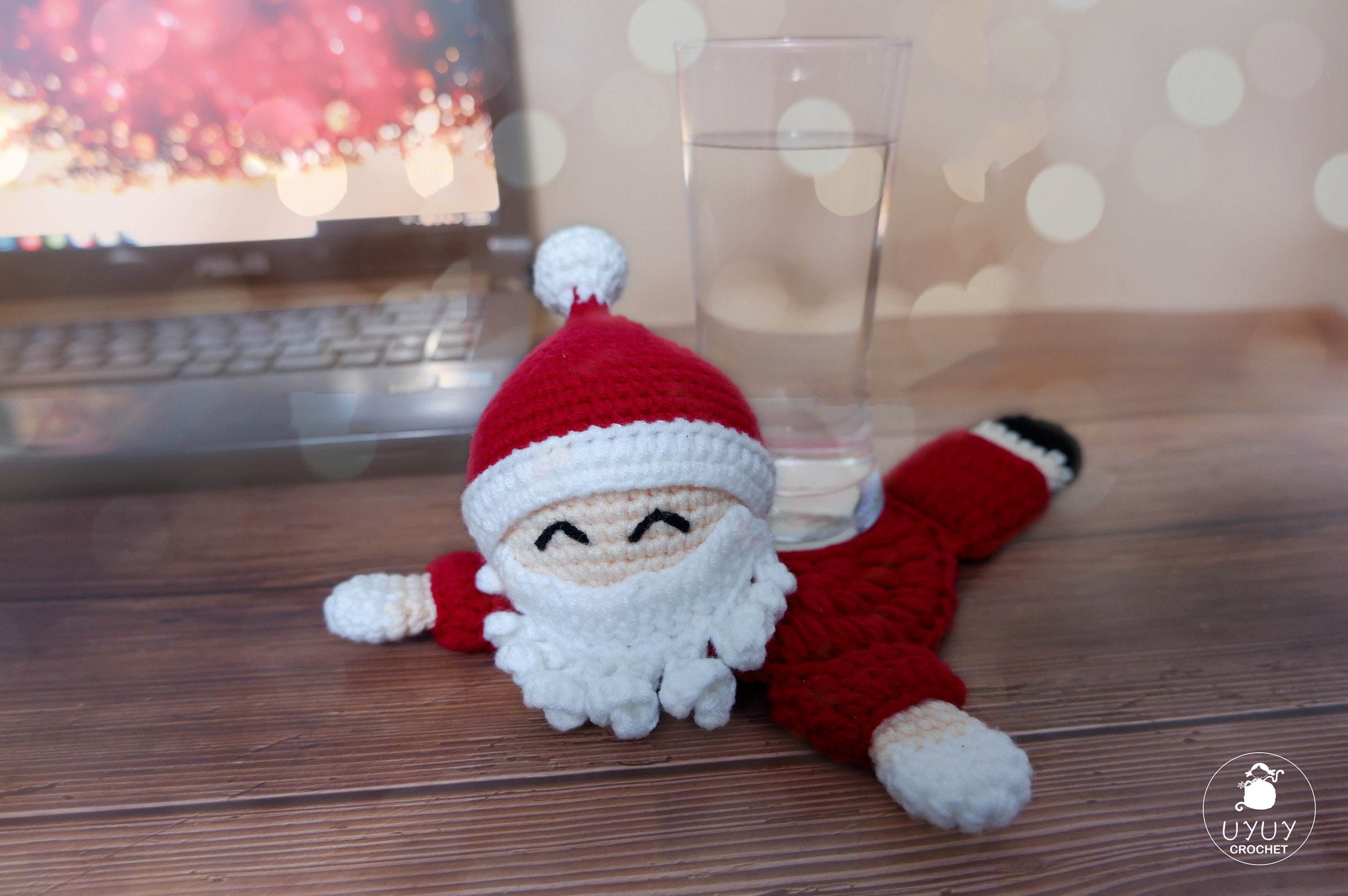 Crochet Coasters Pattern Santa Crochet Coaster Crochet - Etsy