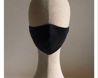 Matte Black Mask - Etsy