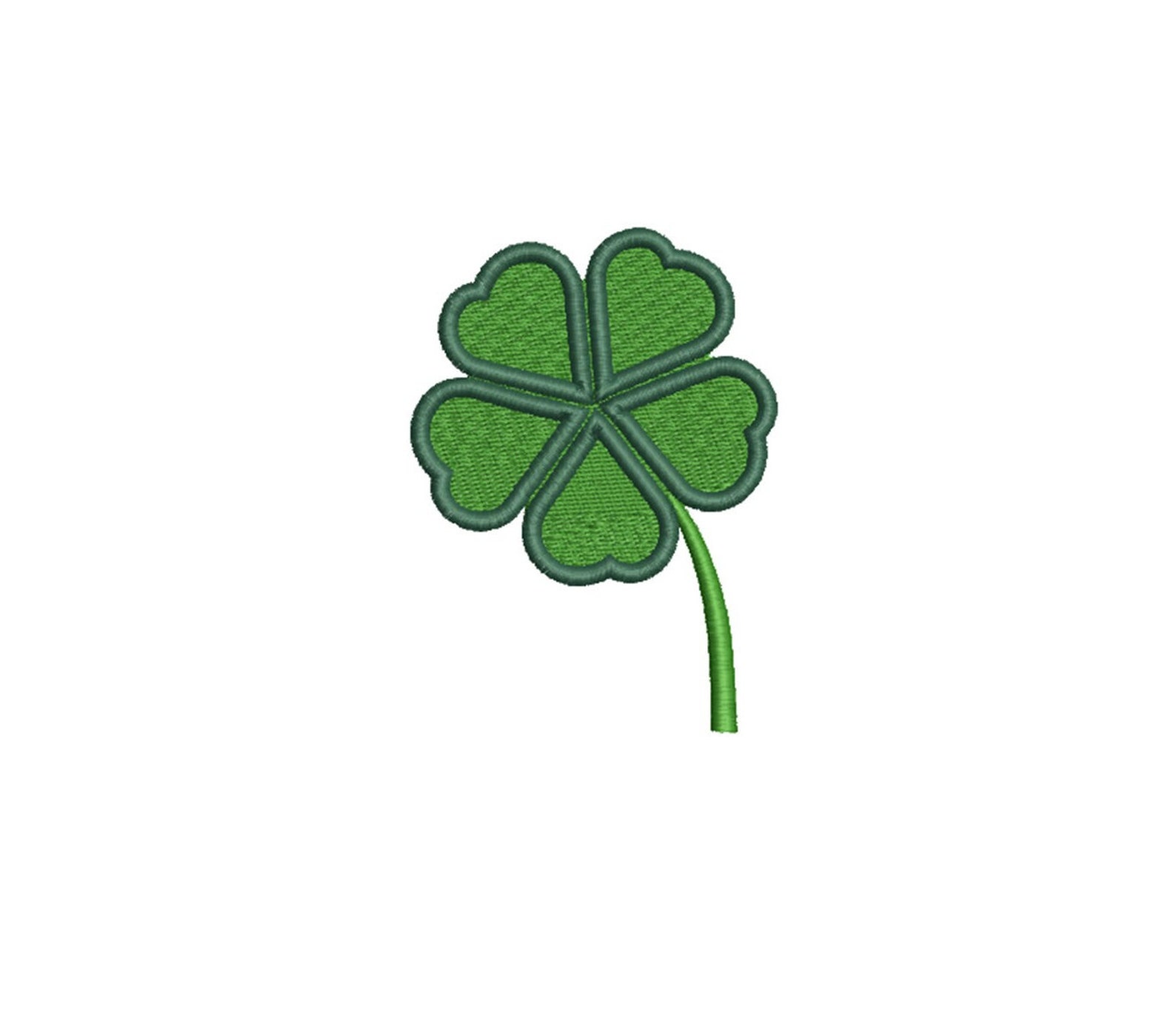 5 Leaf Clover Machine Embroidery Design - Etsy