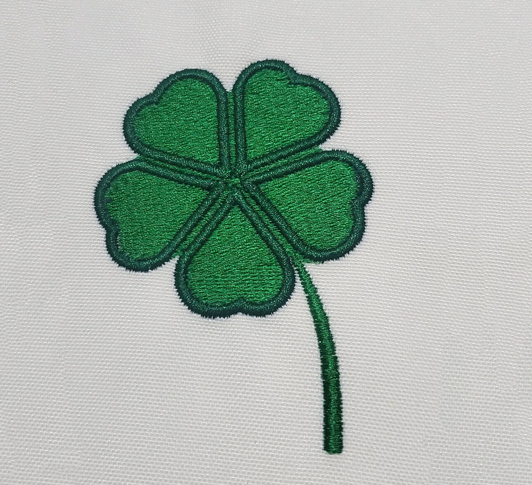 5 Leaf Clover Machine Embroidery Design - Etsy