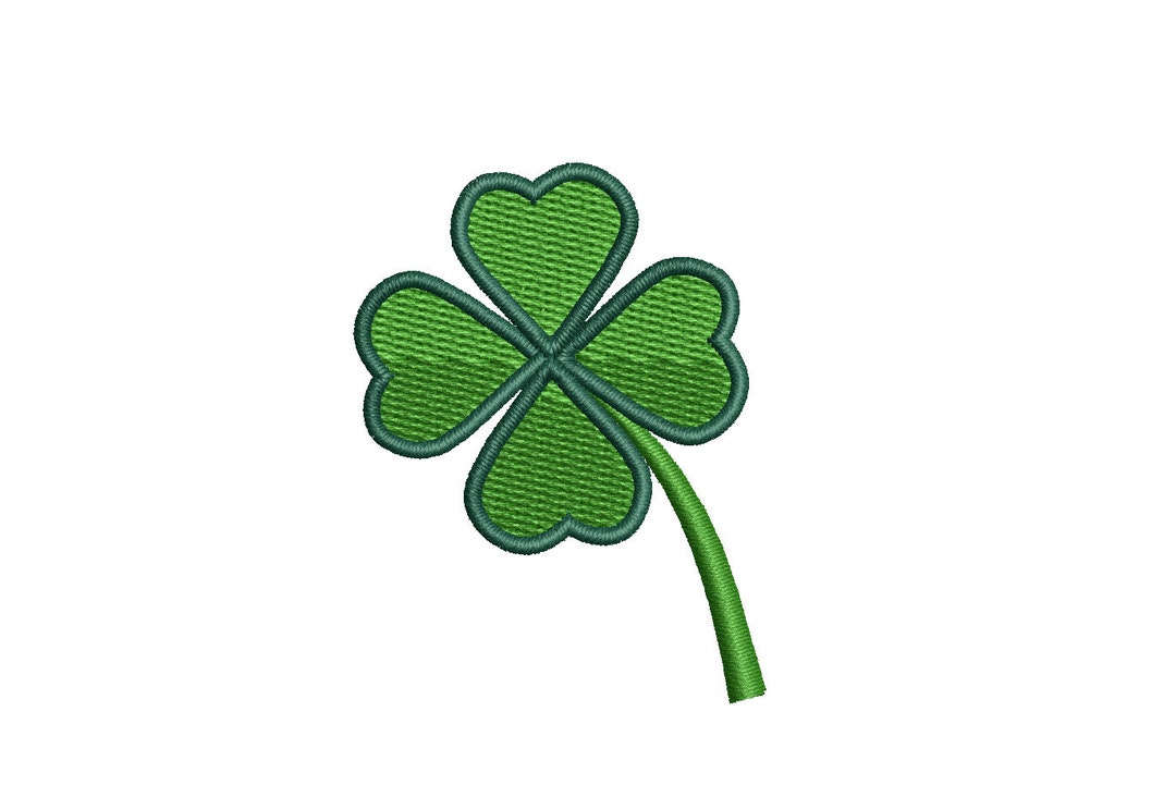 Leaf Clover Machine Embroidery Design - Etsy