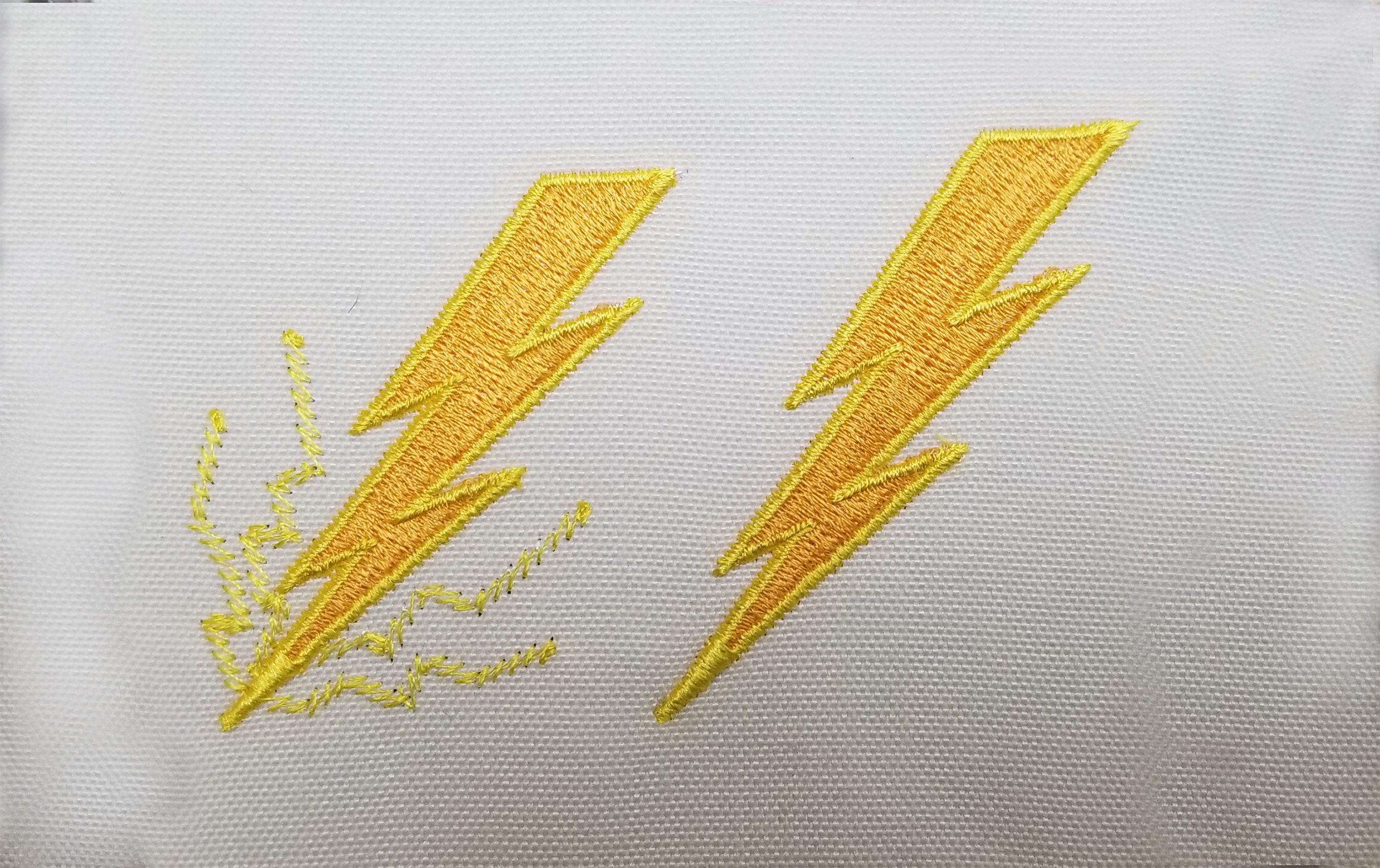 Lighting Bolt Embroidery Design - Etsy