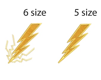 Lighting Applique Embroidery Design, Lighting Machine Embroidery ...