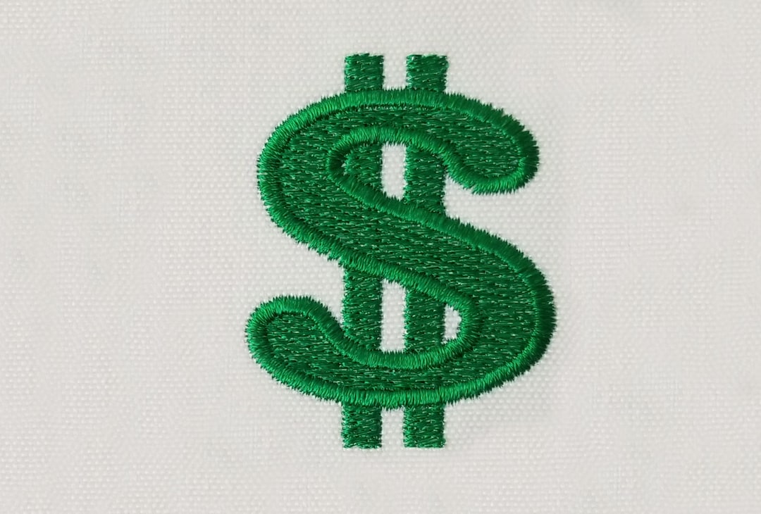 Dollar Sign-money Sign Embroidery Design - Etsy