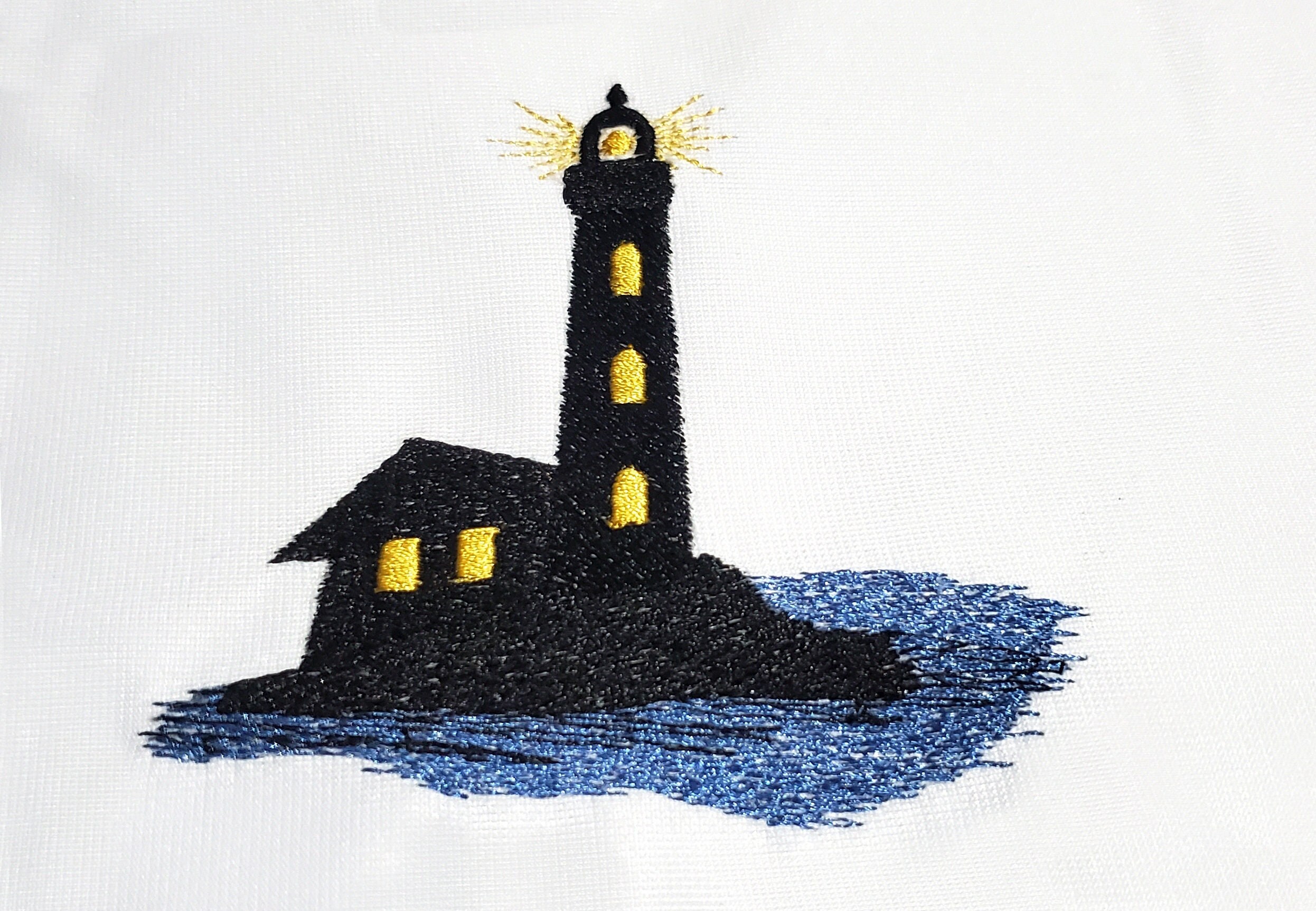 Light House Machine Embroidery Design - Etsy