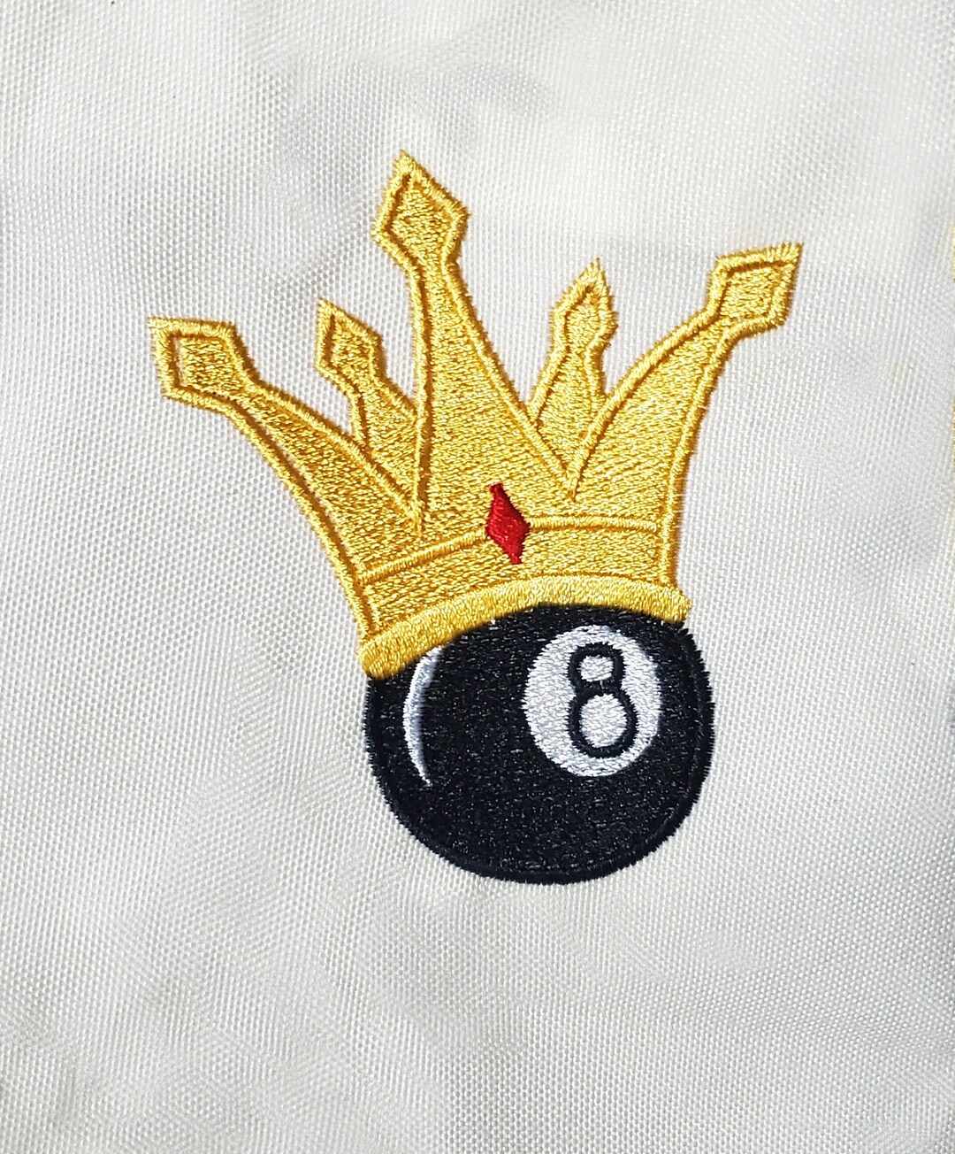 8ball Crown Embroidery Design/ Pool Ball Embroidery - Etsy