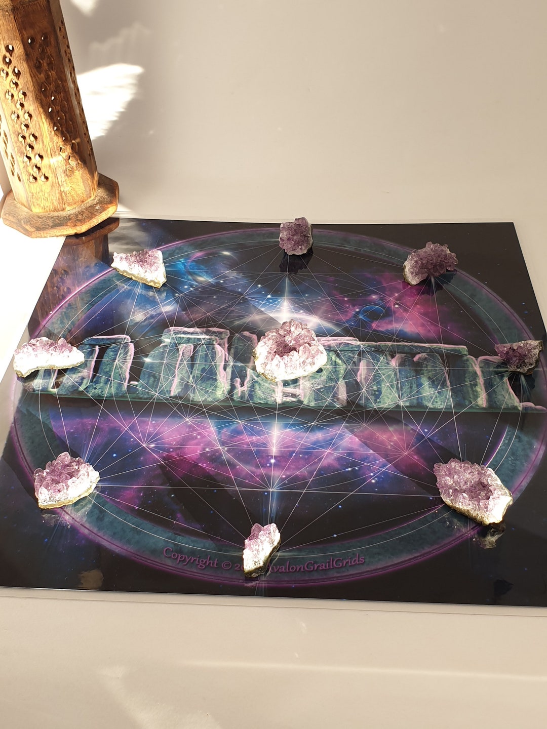 Stonehenge Energies Gateway Crystal Grid /manifesting Crystal Grid ...