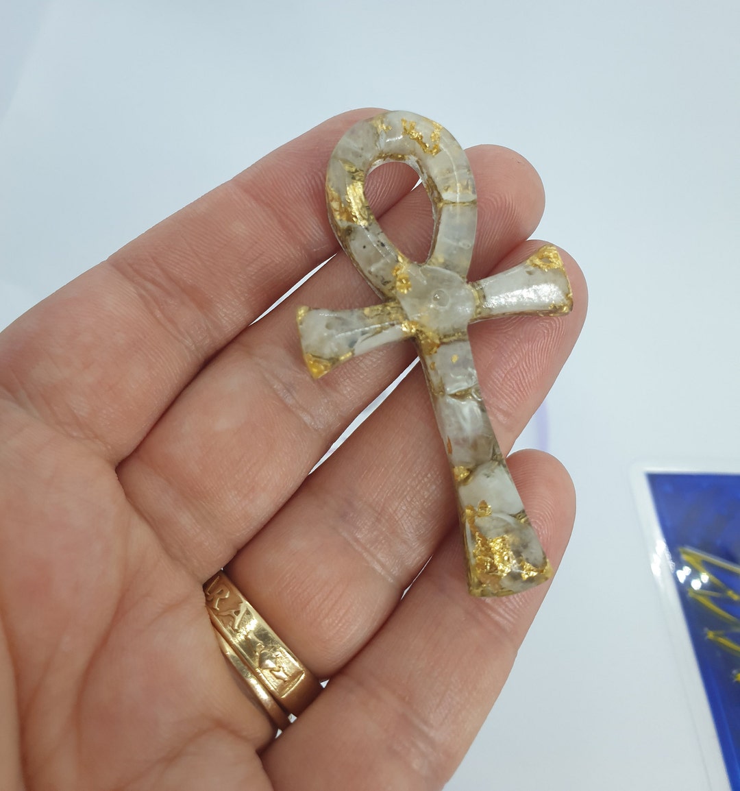 Moonstone Egyptian Ankh Orgone/ Fertility Ankh Pendant-moonstone - Etsy ...