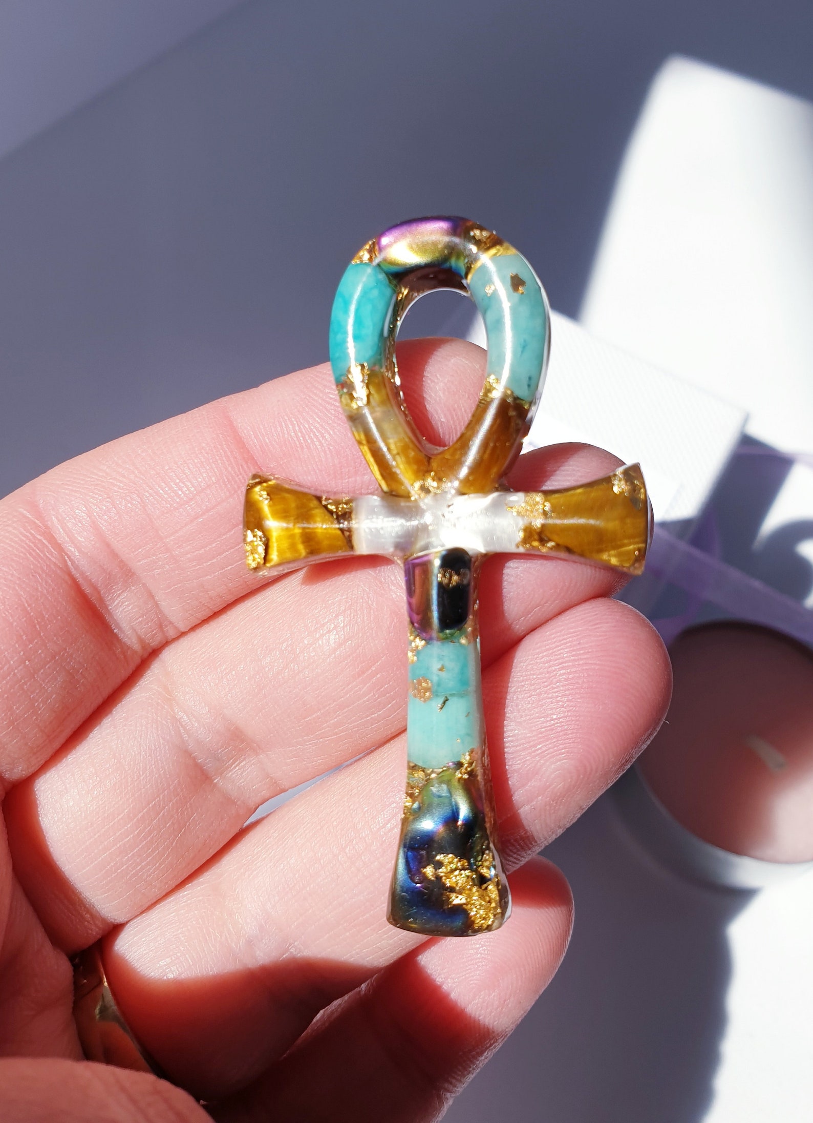 Personalised Egyptian Ankh Orgone/ Ankh Pendant-choose Your Crystals - Etsy