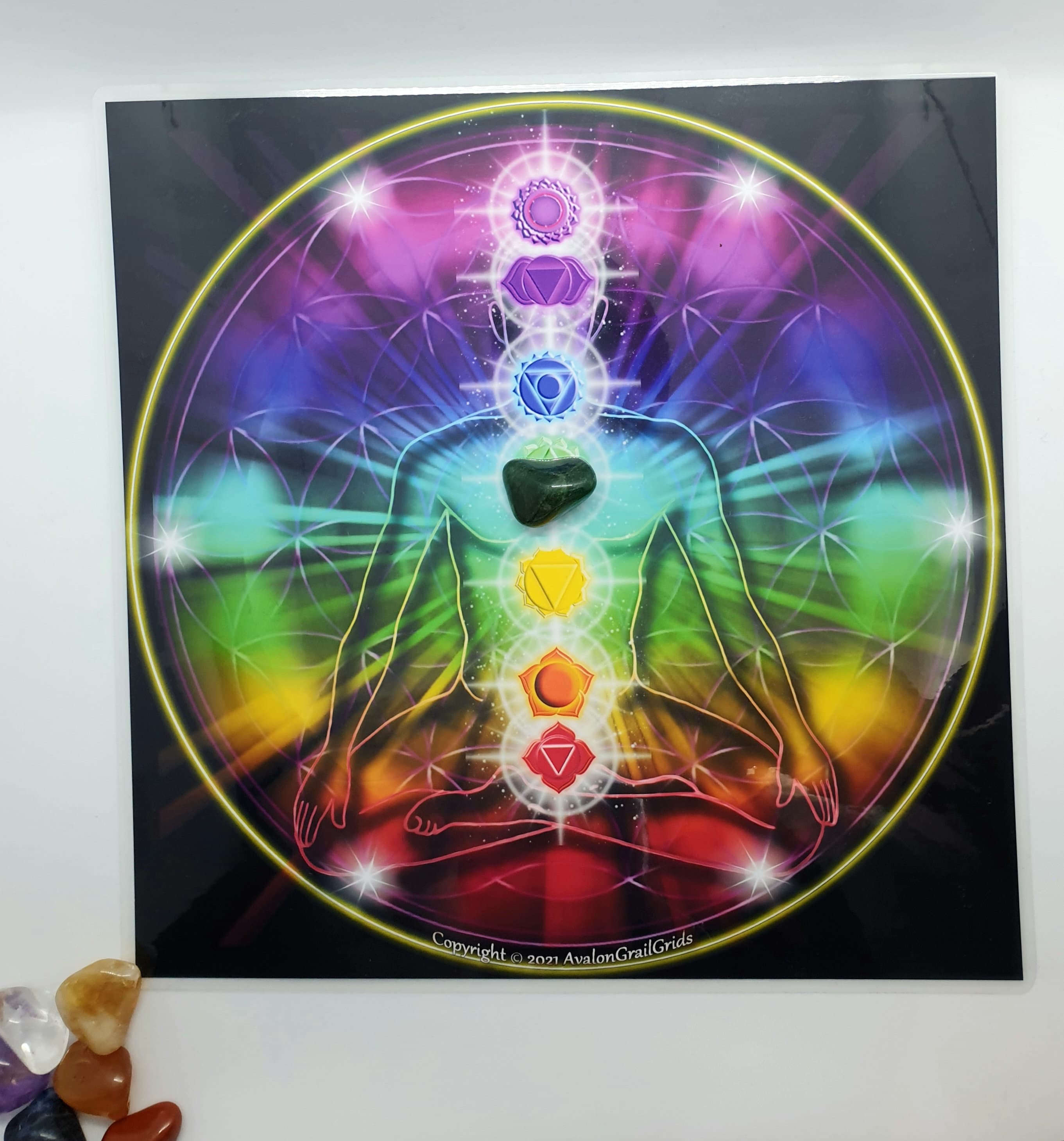Chakra Crystal Grid Chakra Balance Healing and Well-being / - Etsy UK