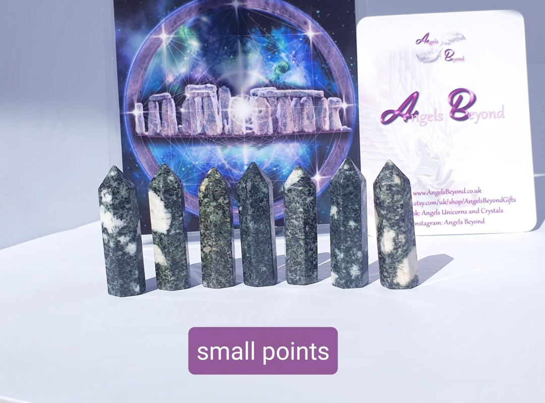 Preseli Bluestone Crystal Point: Six Sided Meditation Stone of ...