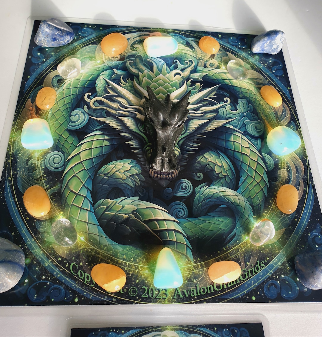 Earth Serpent Dragon Energies ,manifesting Crystal Grid Altar Charging ...