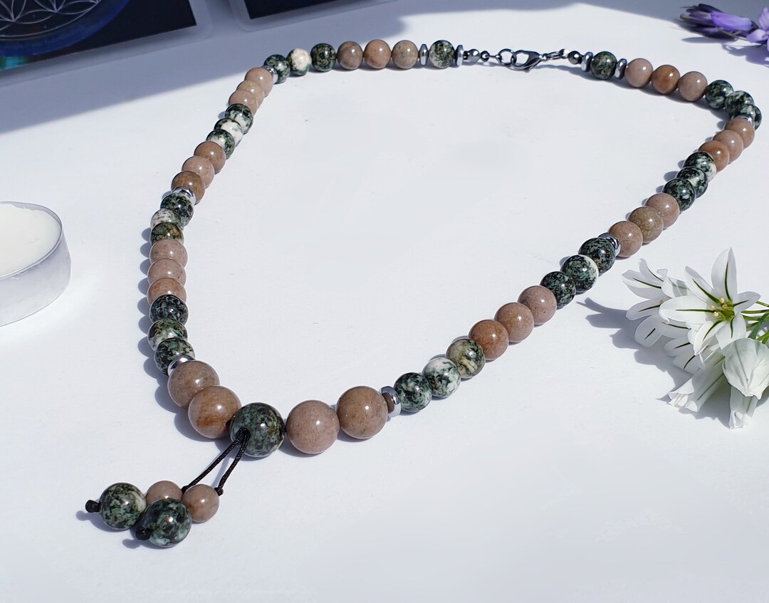 Stonehenge Sarsen and Preseli Bluestone Bead Necklace/ Stones of ...