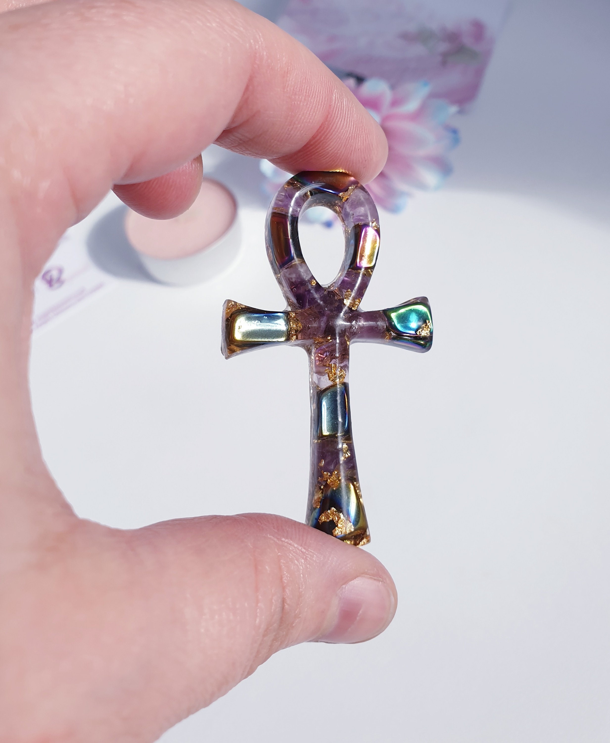 Personalised Egyptian Ankh Orgone/ Ankh Pendant-choose Your Crystals - Etsy