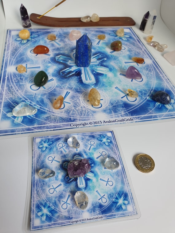 Atlantis Energies Manifesting Crystal Grid/ Symbols of | Etsy