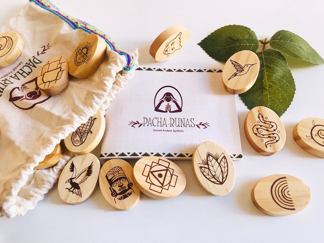 Shamanic Runeswooden Runes Setmagic Symbols of the - Etsy