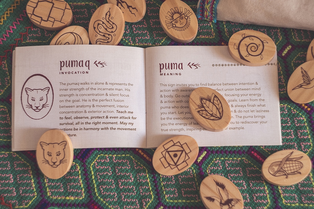 Shamanic runes,set of wooden runes,jungle shaman,runas,palo santo ...