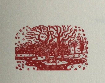 Eric Ravilious 1903-1942 Original Woodcut Printed From 1932 | Etsy