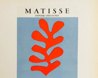 1959 HENRI MATISSE Lithographed Poster 'JAZZ' Exhibition 1947. Sheet Size C. 12x9 Ins. Mourlot ...