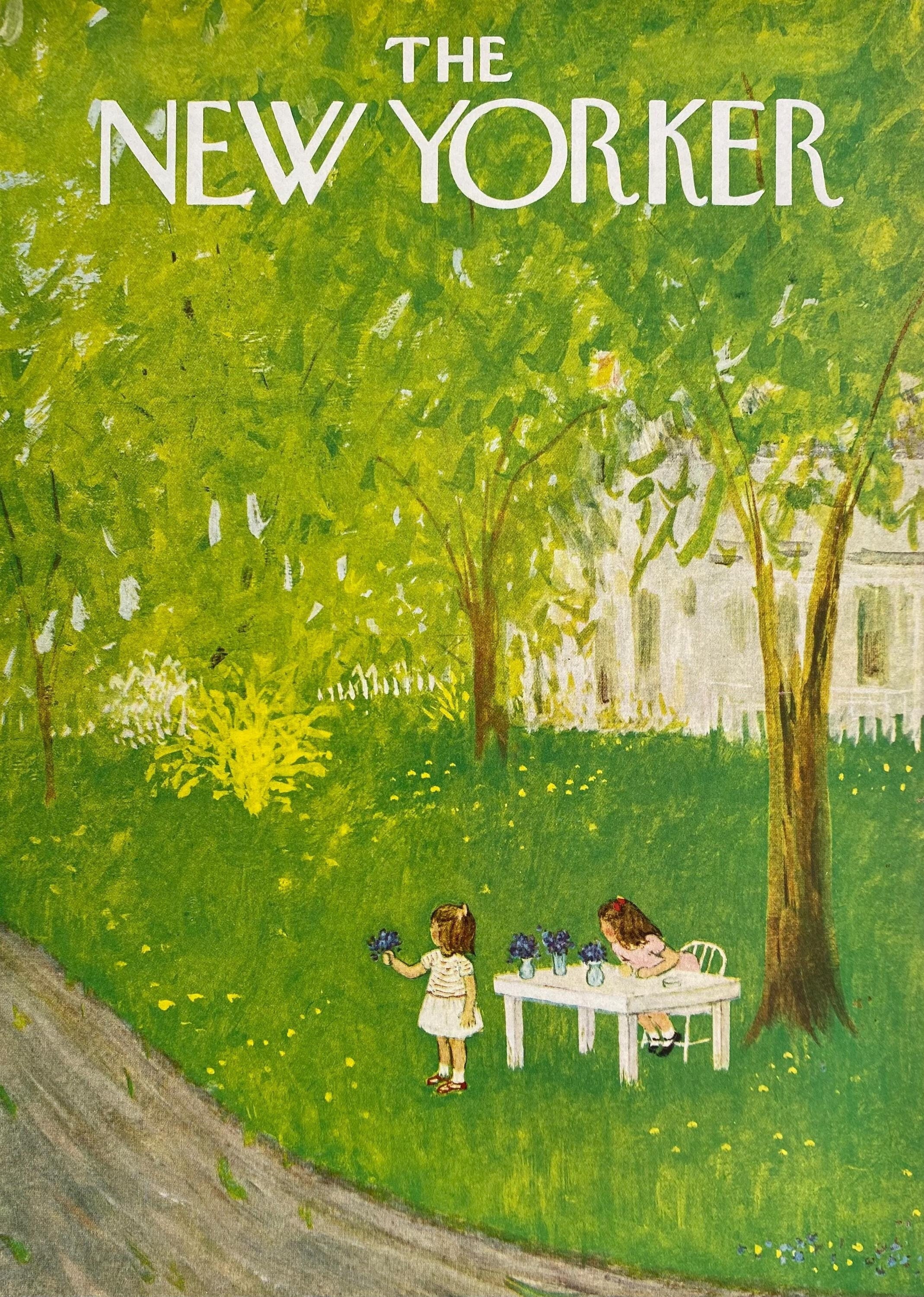 1950 EDNA EICKE LITHOGRAPH for the New Yorker. New York. N.Y.C. Sheet ...