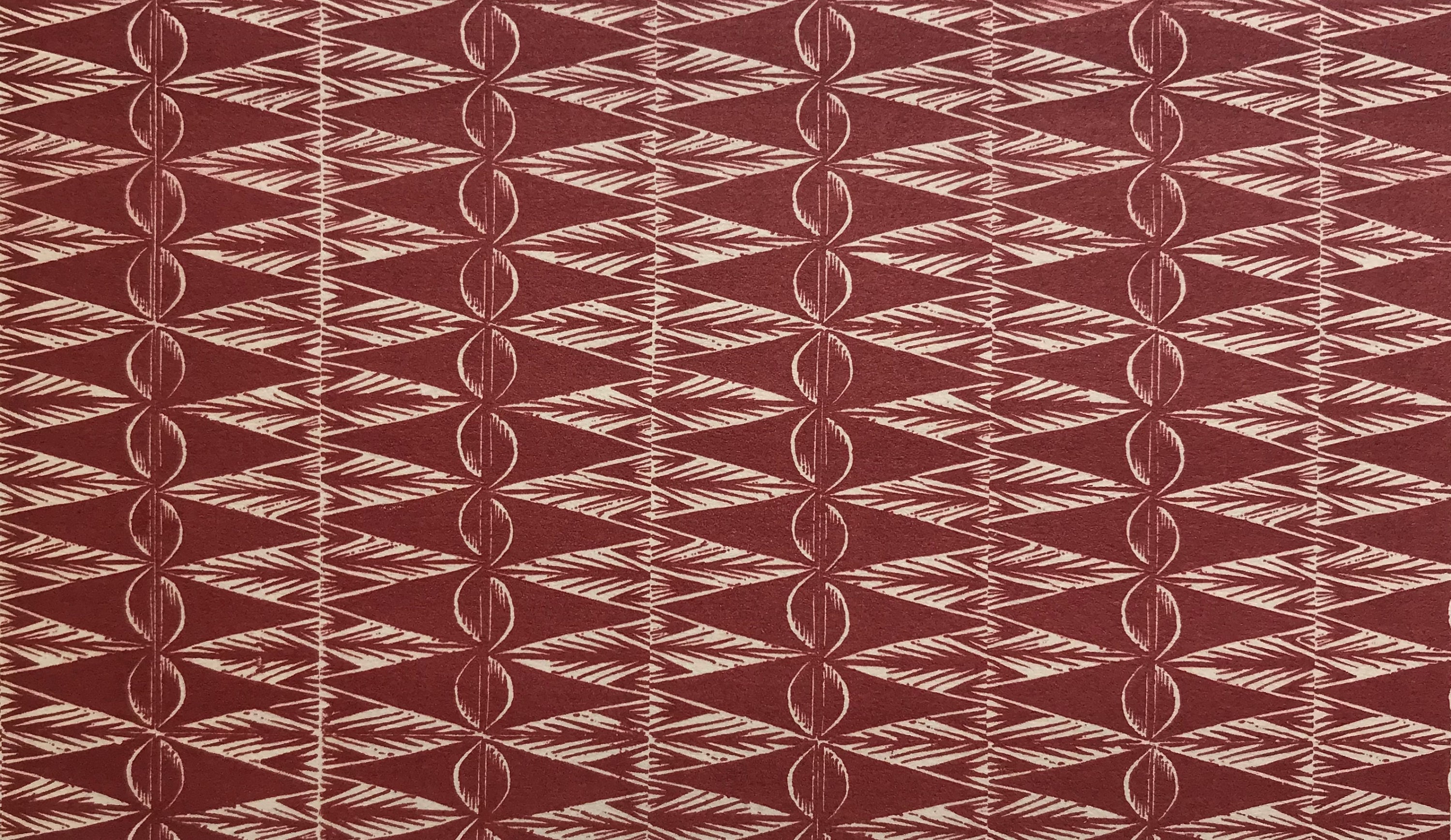 1936 ENID MARX Tipped-in Pattern Paper Sample for the Curwen - Etsy UK