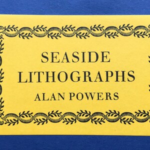 1986 ALAN POWERS SIGNED Lithograph Limited Edition Curwen Press De La ...