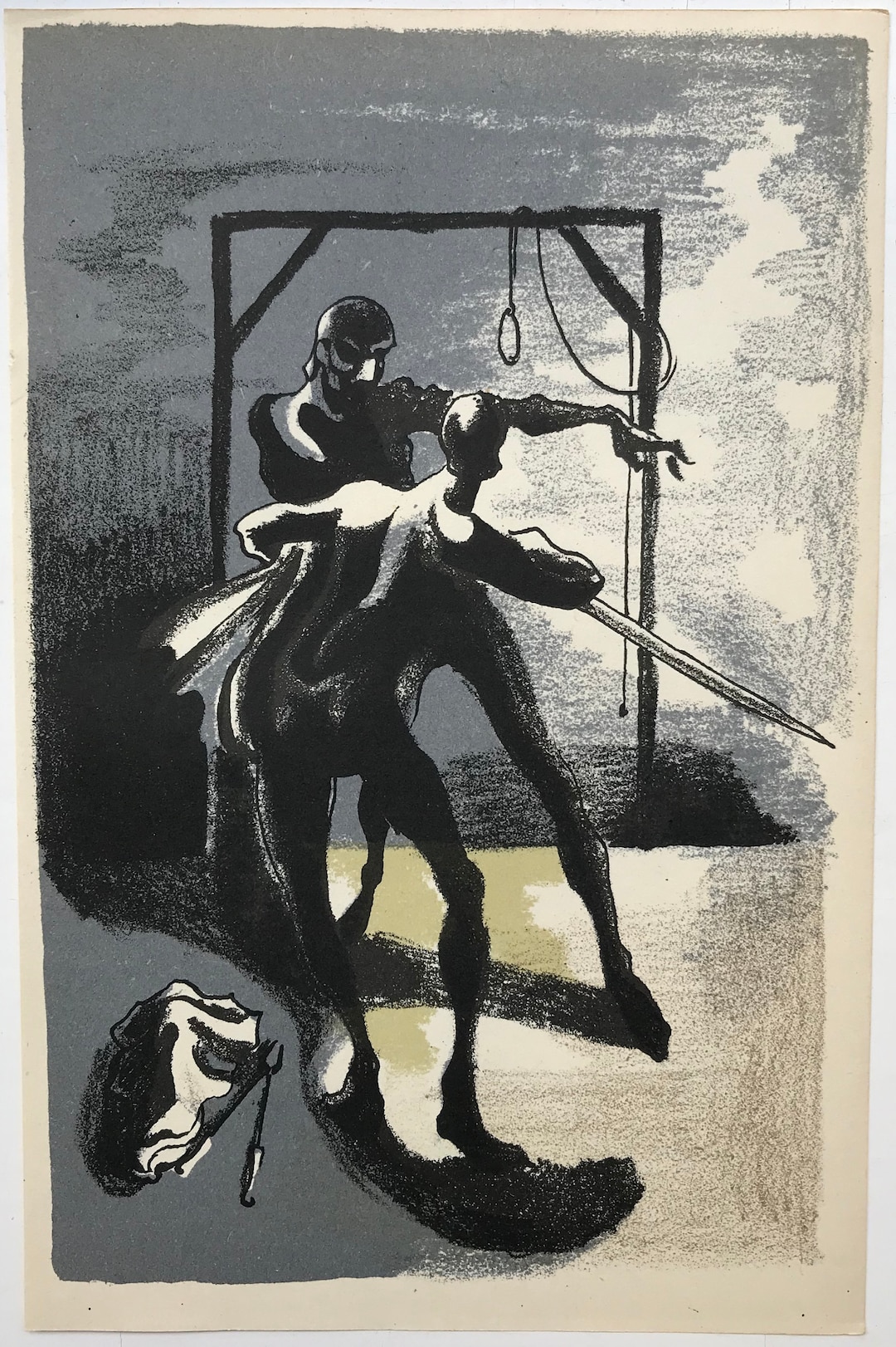 1945 MICHAEL AYRTON Lithograph Curwen Press C.8x5ins.. - Etsy