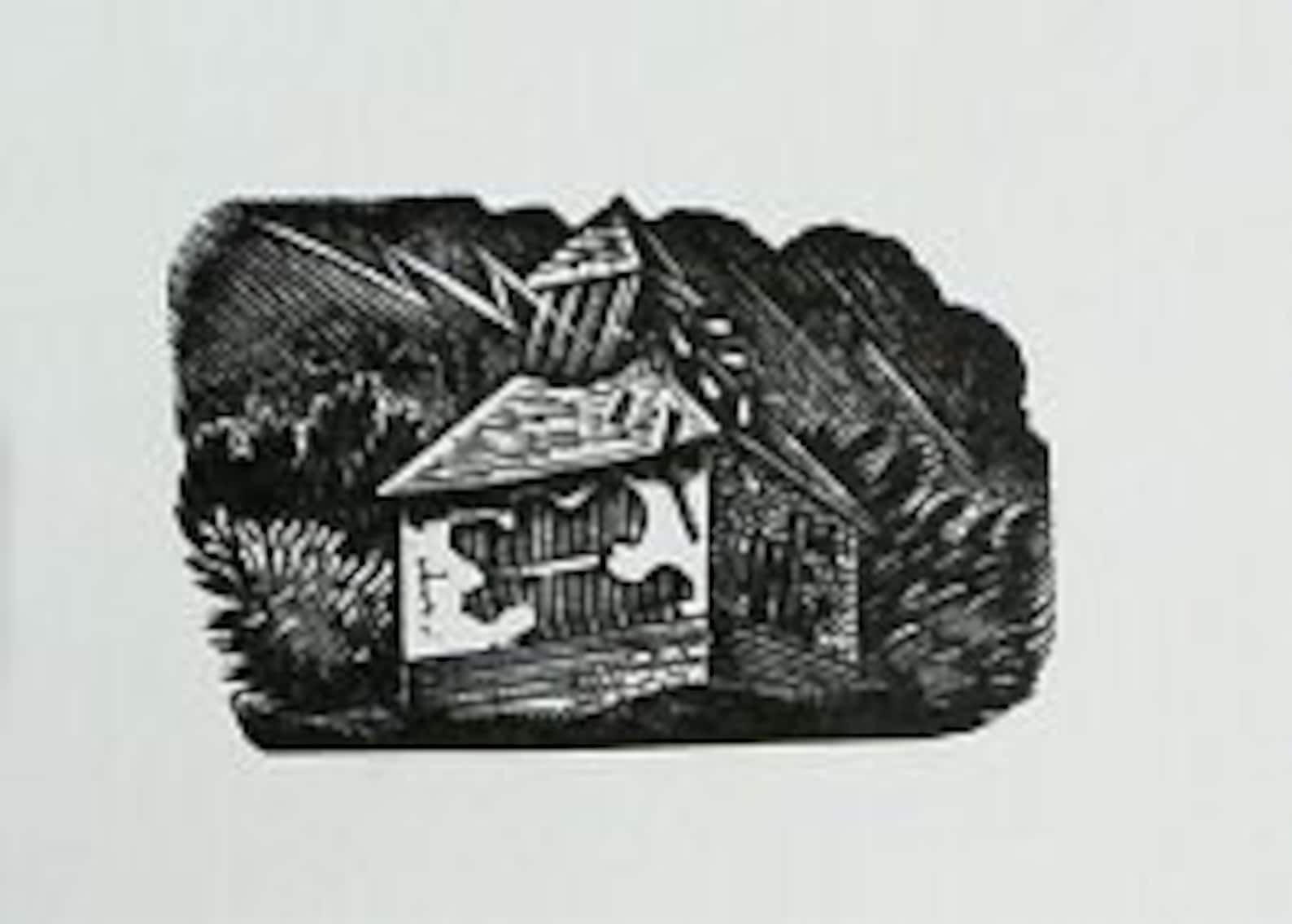 Eric Ravilious 1903-1942 Original Woodcut Printed From 1932 | Etsy