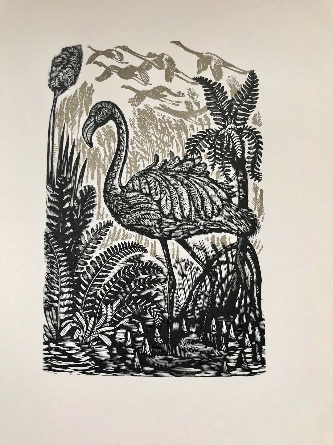 1963 DAVID GENTLEMAN ENGRAVING 2-colour Printed by W.s.cowell Ltd Swiss ...