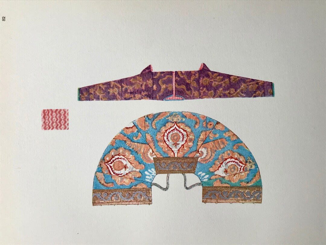 1926 MAX TILKE LITHOGRAPH Woman's Garment Korotenka Archangel (hamburg ...