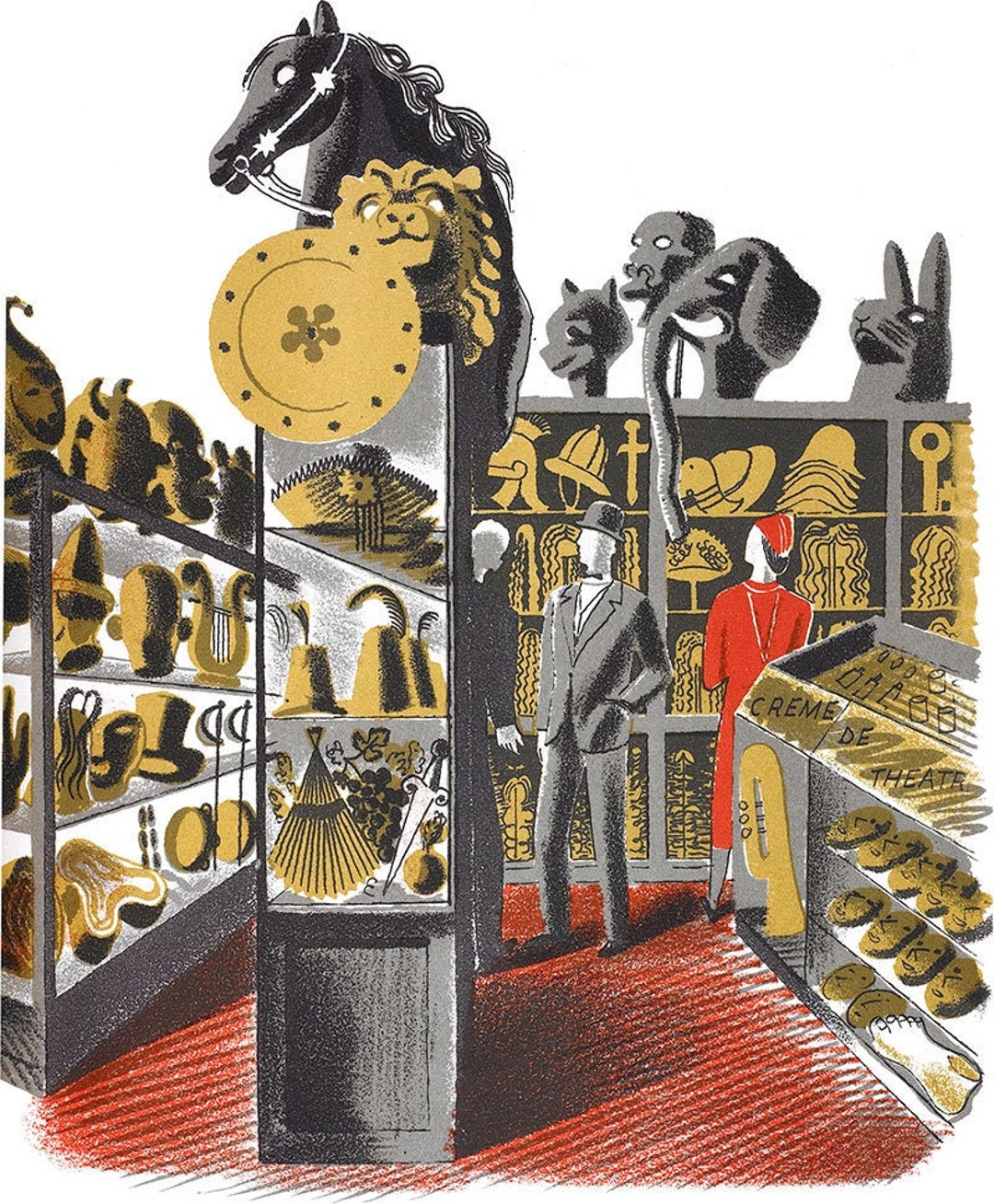 ERIC RAVILIOUS 'high Street' V&A Reprint 9x5.5ins. JM Richards - Etsy