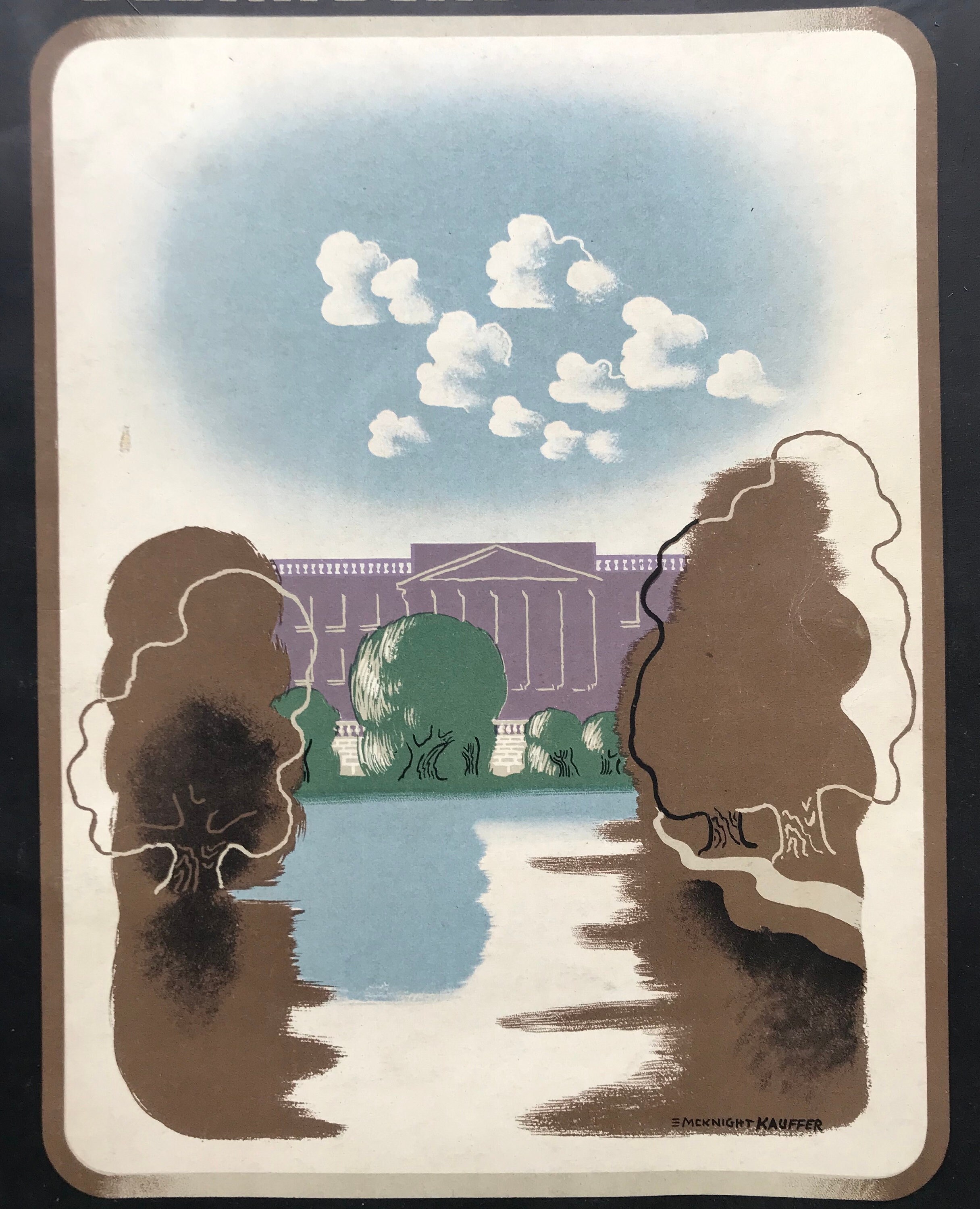 1937 E.mcknight KAUFFER LITHOGRAPH. London Transport. - Etsy