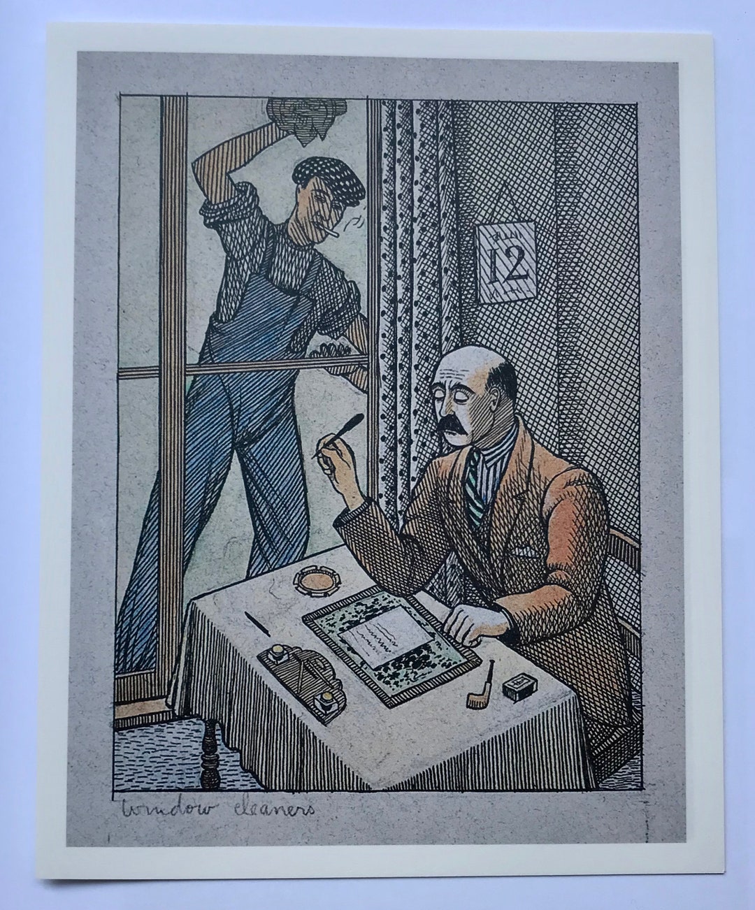 Tirzah Garwood Ravilious Rare Reprint of Drawing/watercolour Ltd ...