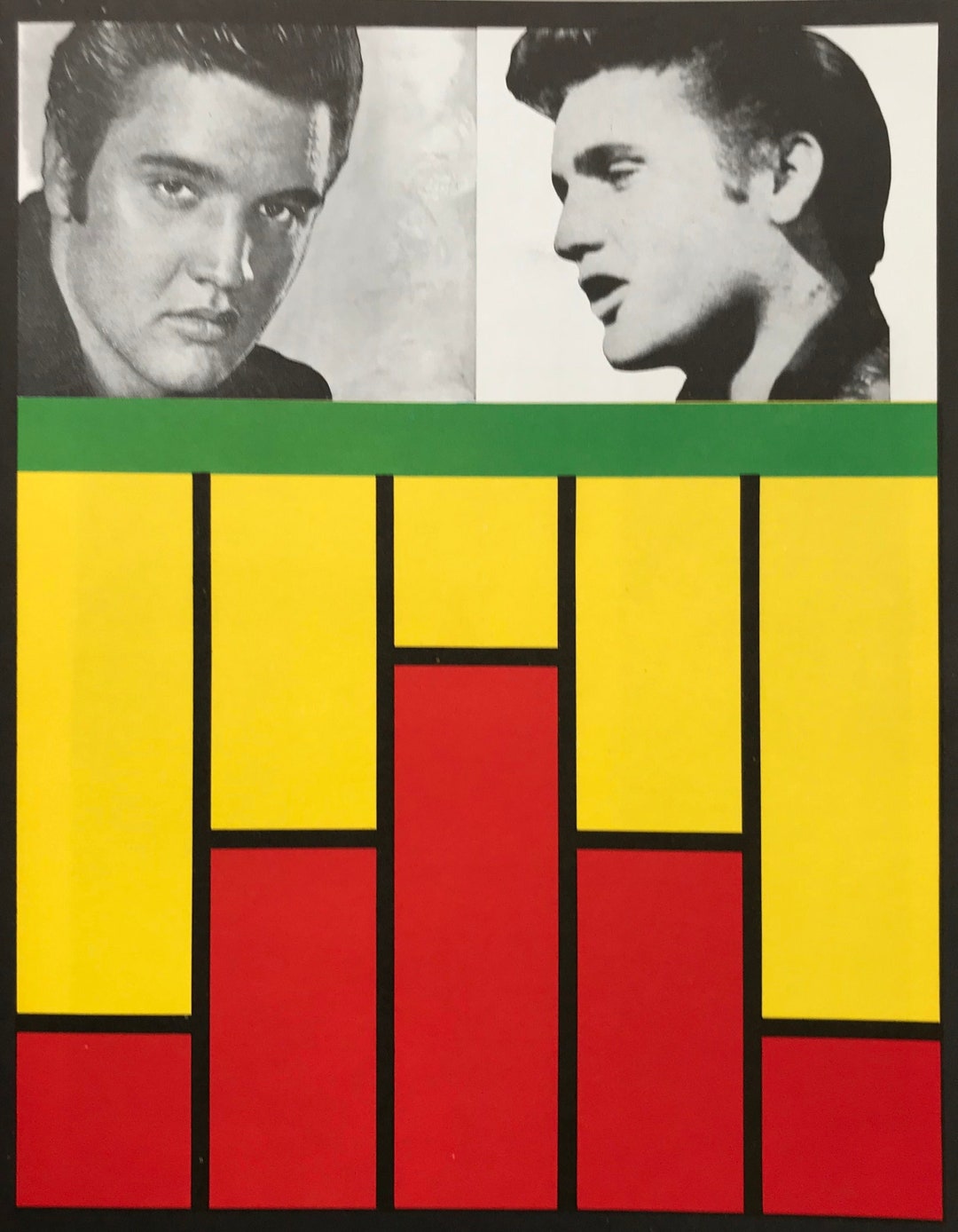 1963 SIR PETER BLAKE Pin-up Collage Print for Ruari Mclean's Motif ...