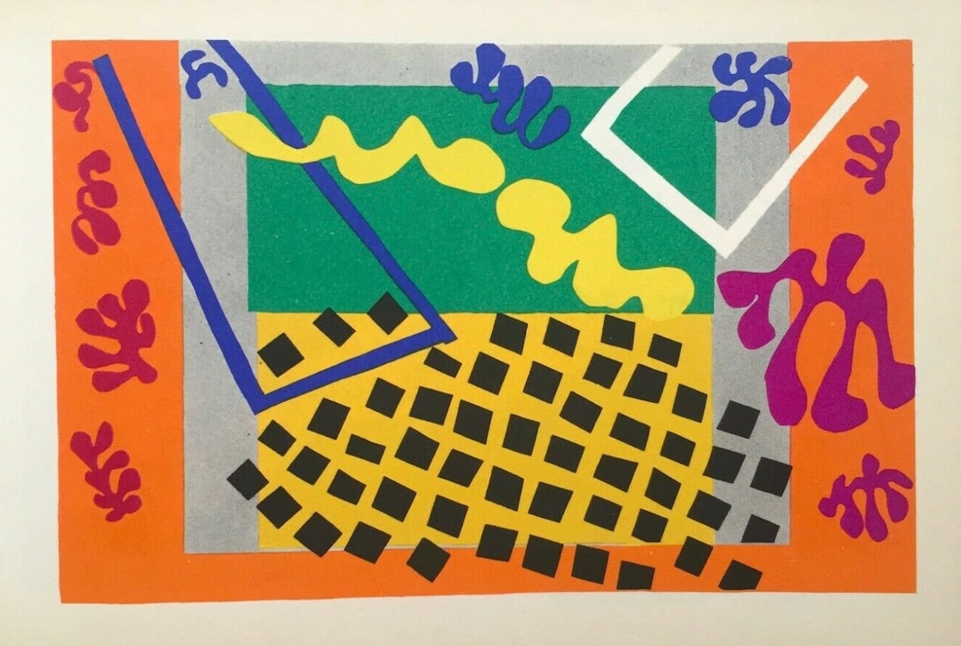 1957 HENRI MATISSE Lithograph 'the Codomas' (A Famous Trapeze Act) Jazz ...