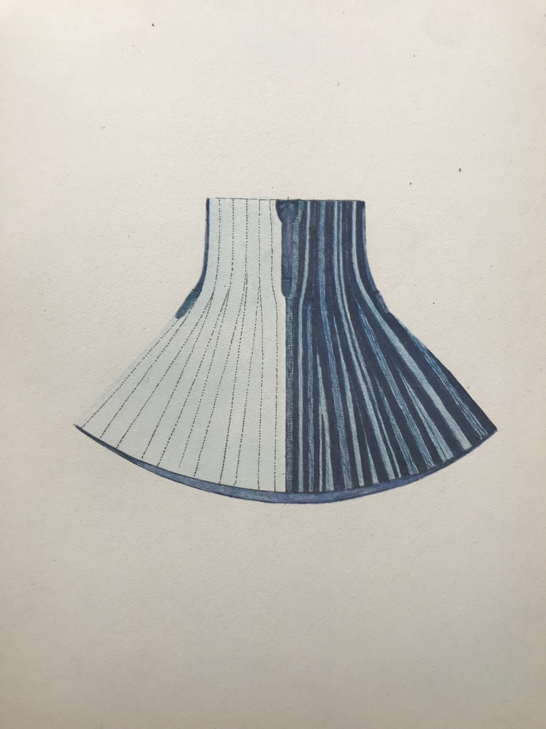 1923 MAX TILKE LITHOGRAPHED Plate of Sudanese Tobe North African ...