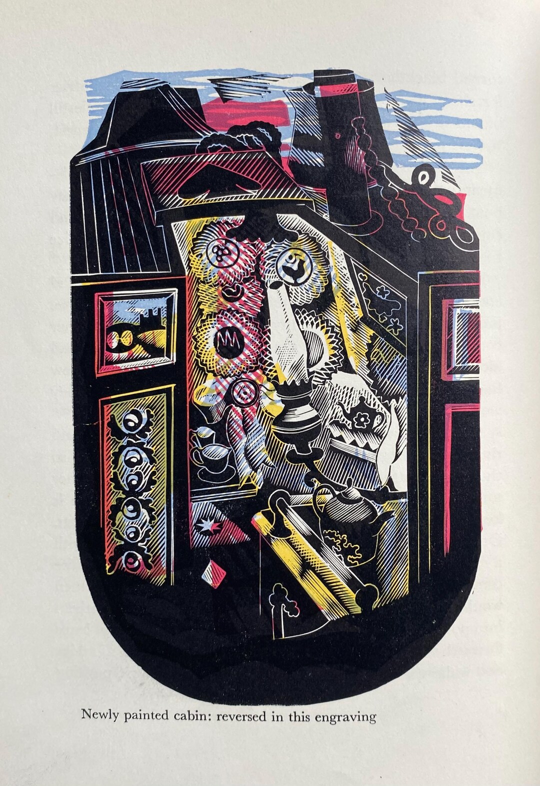 1950 JOHN O'CONNOR Wood Engraving/linocut From Original Block ...