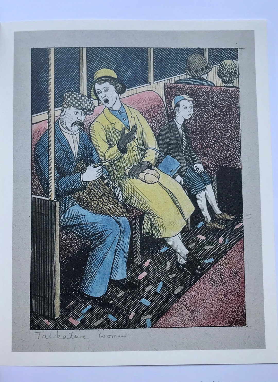 Tirzah Garwood Ravilious Rare Reprint of Drawing/watercolour Ltd Ed ...