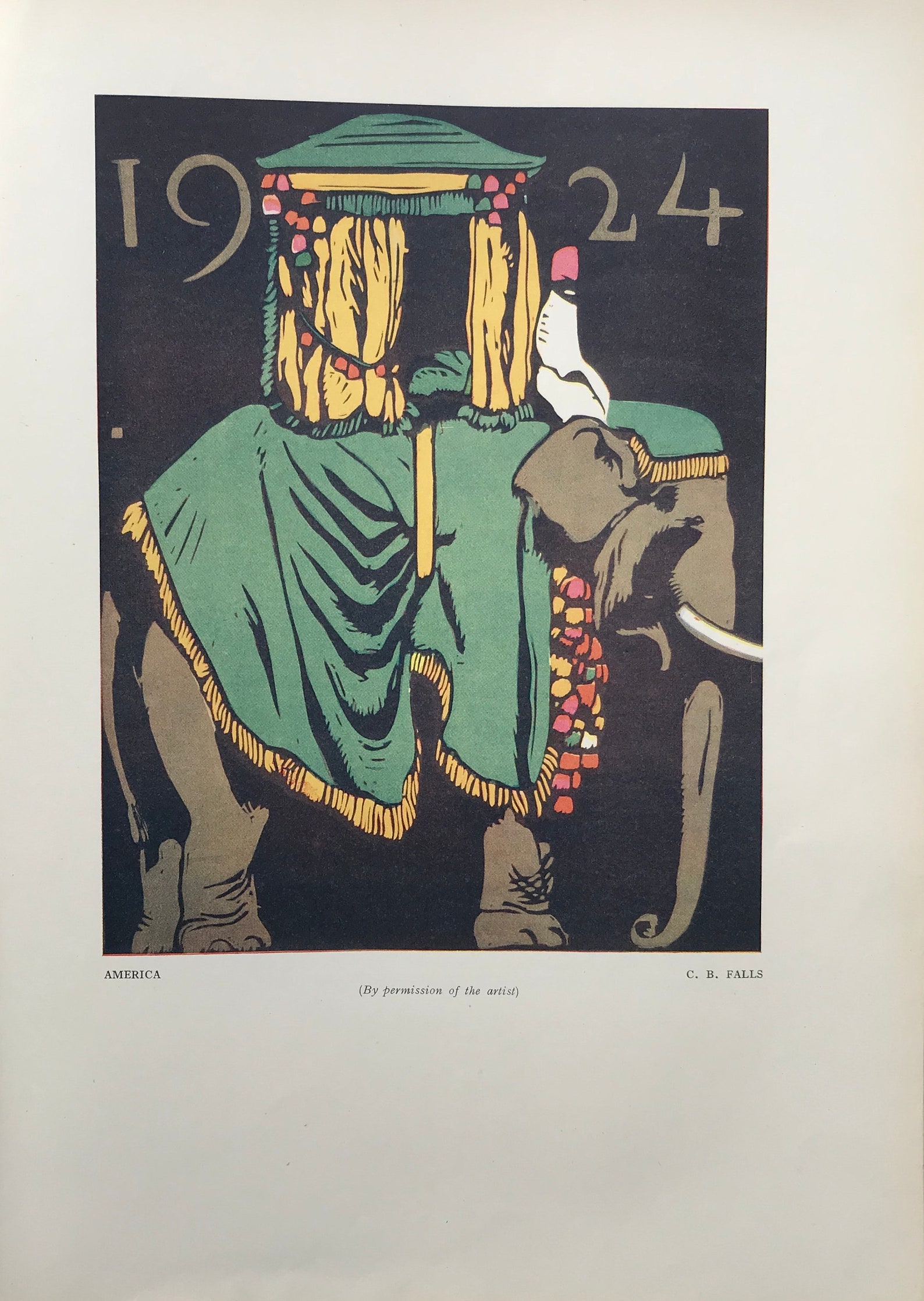 1924 C. B. FALLS E.McKnight Kauffer The Art of the Poster | Etsy