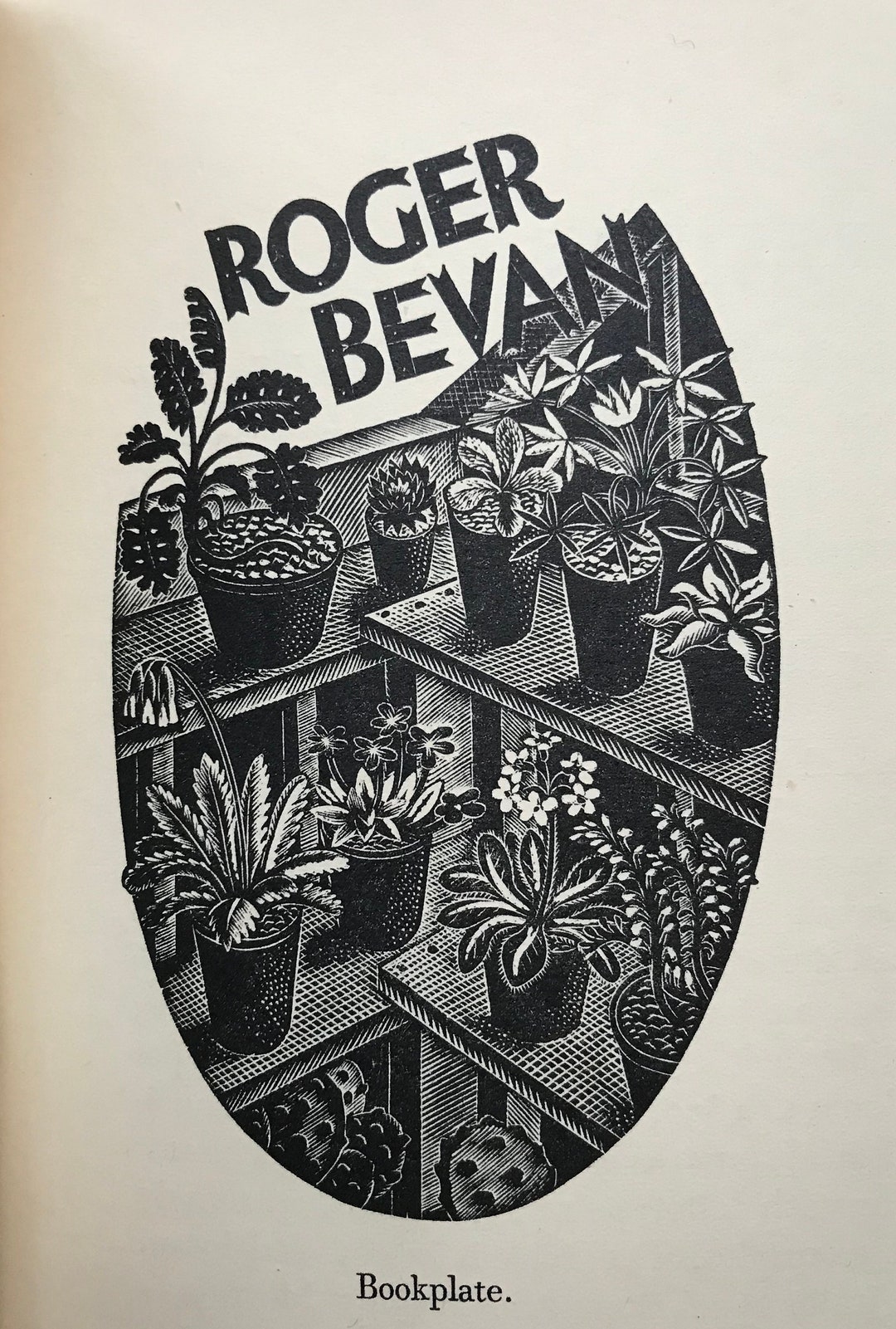 1935 ERIC RAVILIOUS. Wood Engraving Curwen Press Printed at the Curwen ...